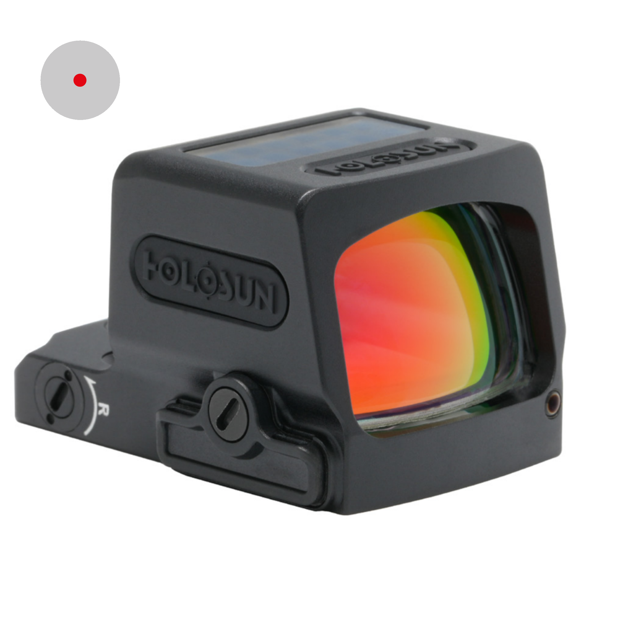 Holosun EPS vizor reflexiv închis 2MOA/32MOA Punct verde, aluminiu ...