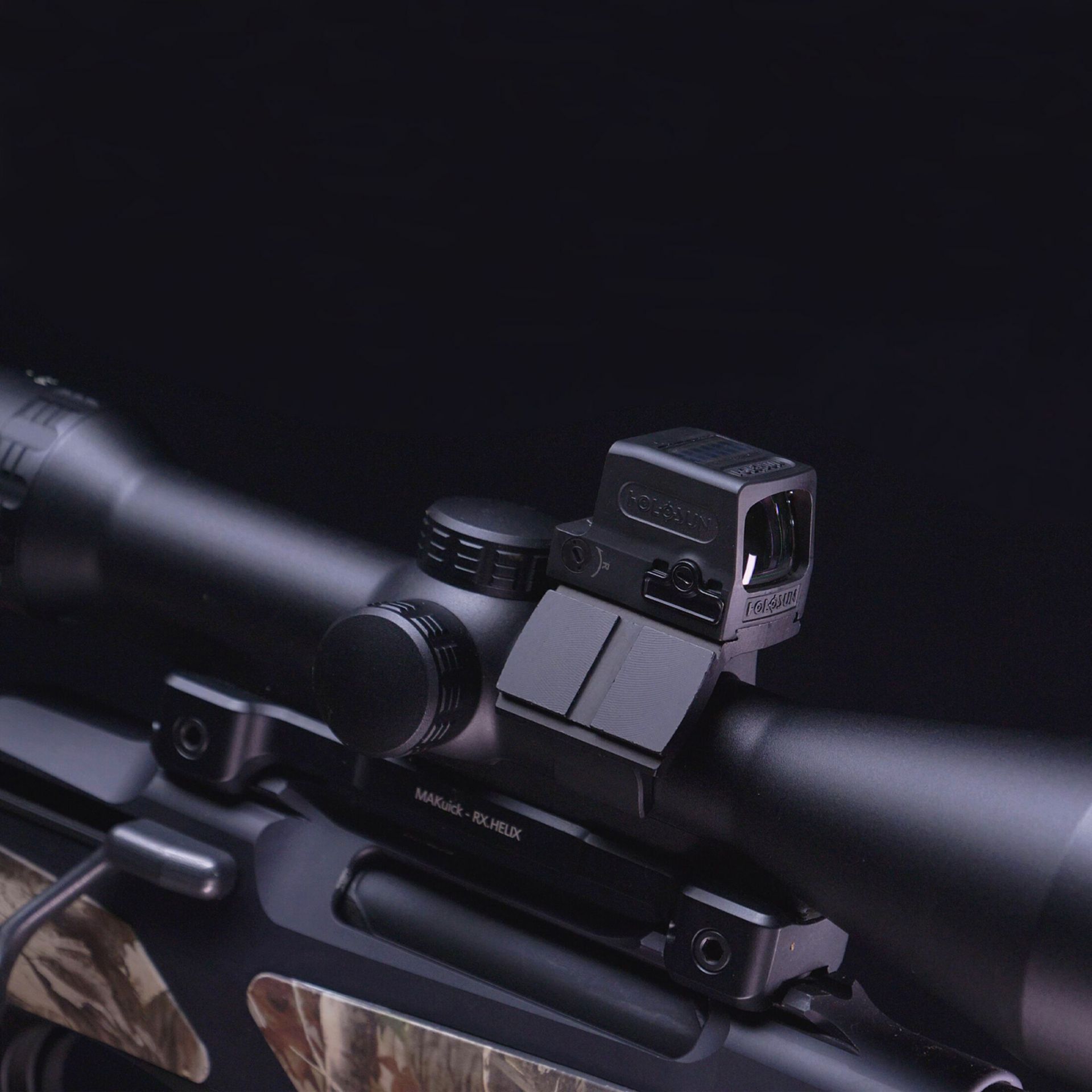 Piggy Pack Montage for Holosun HE509T - The ring mount for your rifle ...