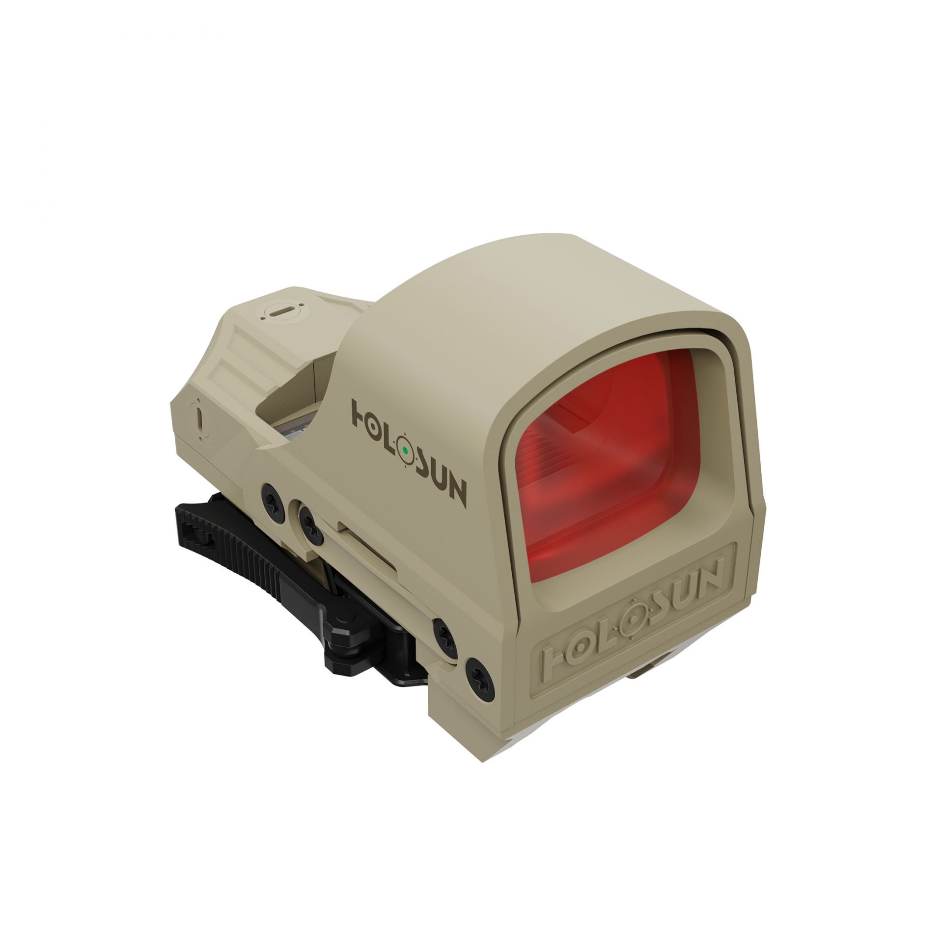 Holosun ELITE HE510C-GR-FDE open reflex green dot sight switchable 2MOA ...
